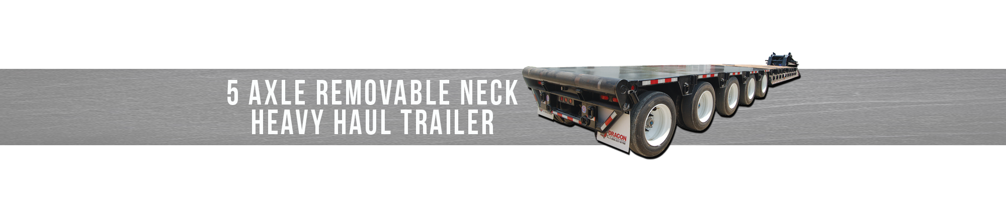 5-Axle Removable Gooseneck Trailer | Order Detachable Heavy-Haul ...