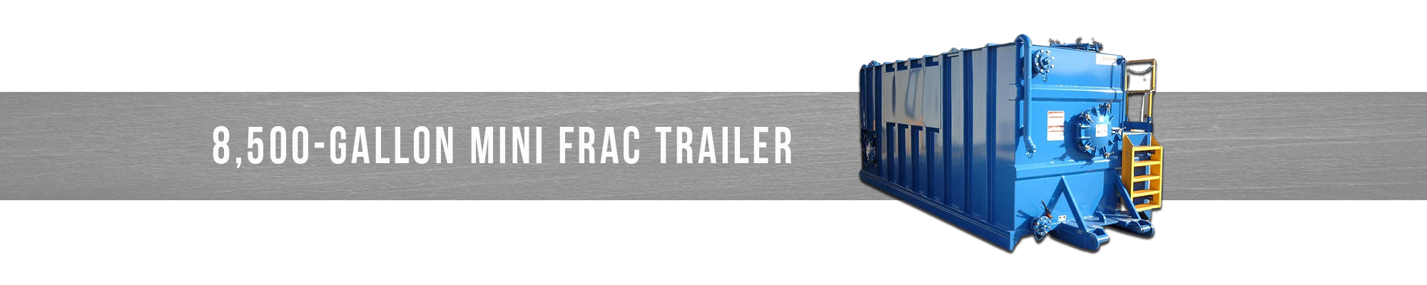 Mini Frac Tank | Order a New 8500 Gallon Mini Frac Trailer Online ...